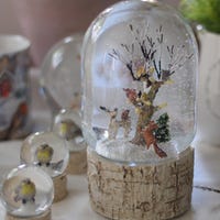 Winter Felt Snow Globe - Etsy