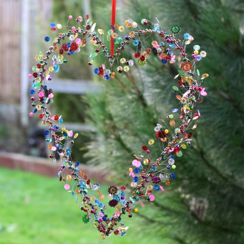 Beaded Wreaths Spring - Etsy UK