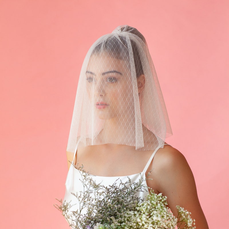 Short Wedding Veil - Etsy