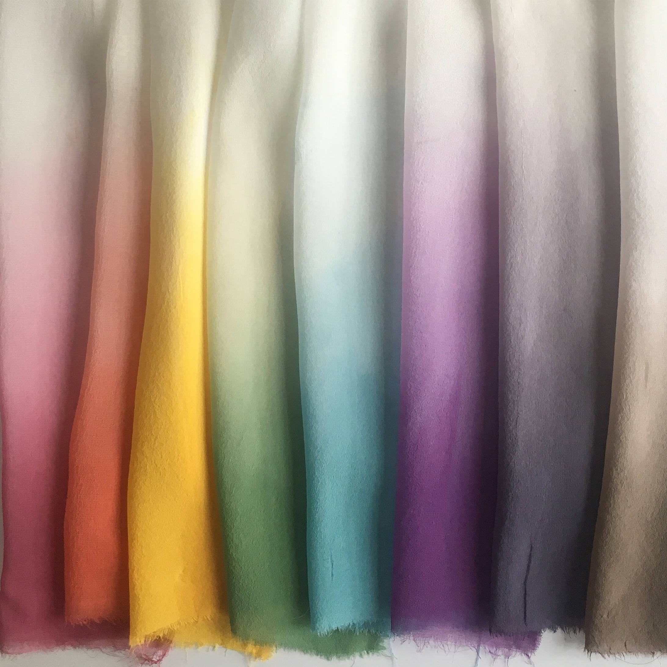 OMBRE SILK VEIL - Dip Dyed Veil - Silk Veil - Silk Chiffon Veil ...