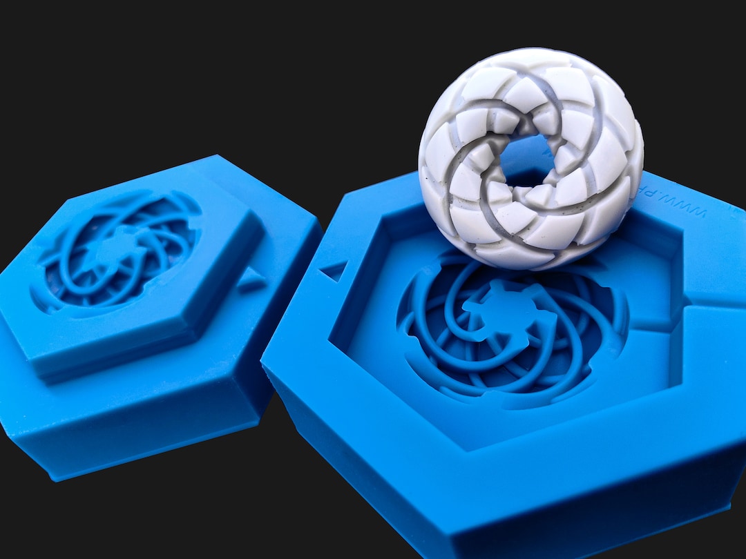 Phi Torus Silicone Mold, Channels for Rodin Coil Wrapping, 369 Sequence - Etsy UK