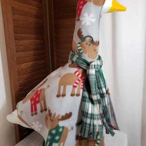 Winter Moose Cape and Scarf, Porch Lawn Goose Outfit Clothes, Fits 25 ...