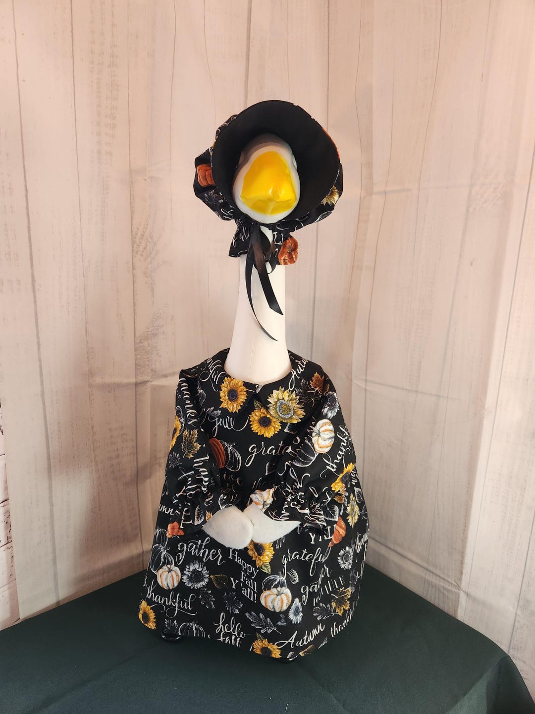 Happy Fall Dress, Bonnet & Wings Set - Fits 25-27" Lawn Porch Goose - Etsy