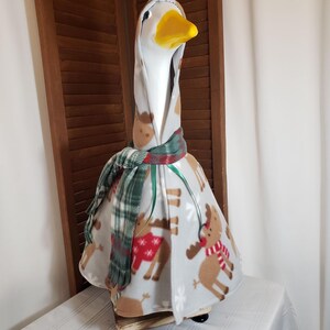 Winter Moose Cape and Scarf, Porch Lawn Goose Outfit Clothes, Fits 25 ...