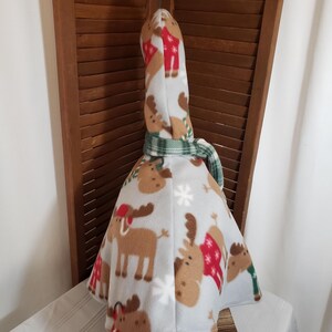 Winter Moose Cape and Scarf, Porch Lawn Goose Outfit Clothes, Fits 25 ...
