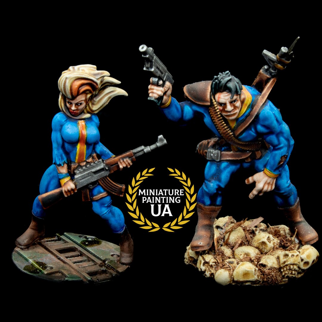 Modiphius Fallout Wasteland Warfare Painted Vault Dweller - Etsy