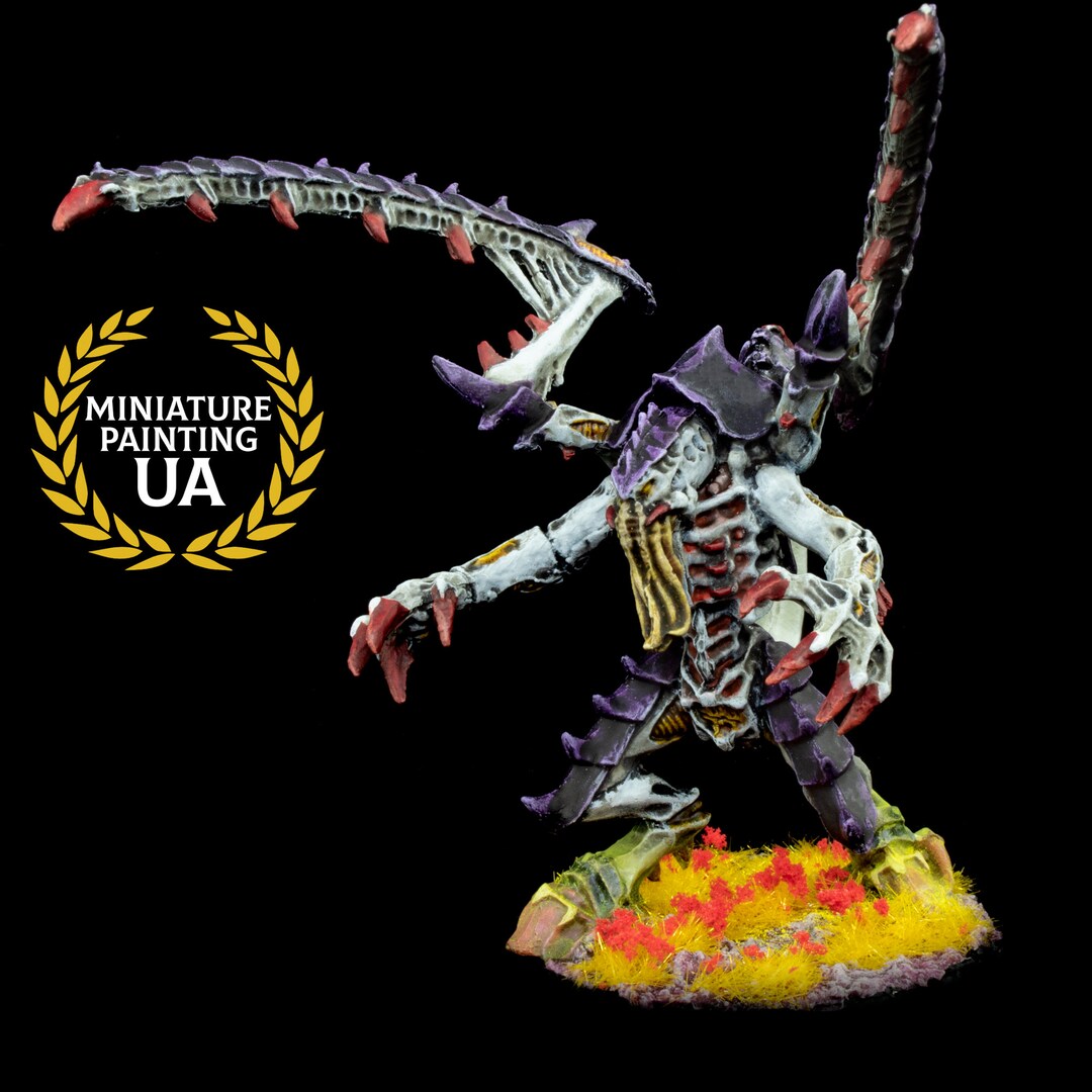 WH40K Painted Army Xenos Genestealer Cult Painted Broodlord Tyranid ...