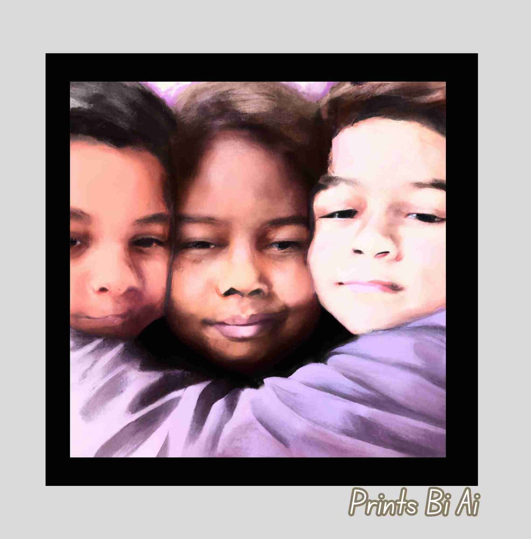 Diversity Art, Kids Painting Happy Smiling Children Tolerance Art ...