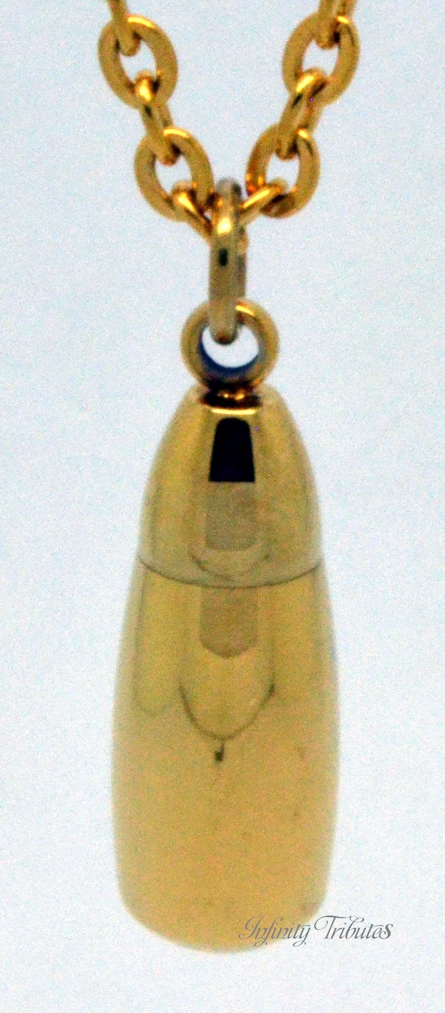 24k Gold Plated Teardrop Cremation Urn Pendant Keepsake | Etsy