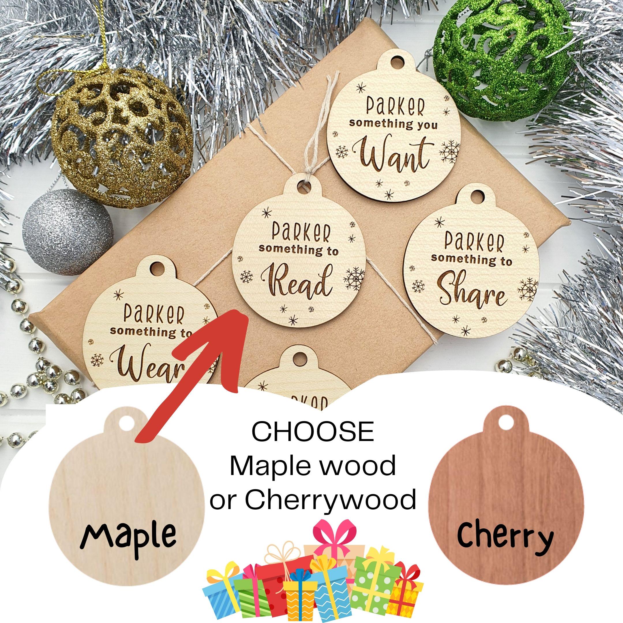 Personalised Christmas Name Tags - Something Gift Tags - Christmas ...