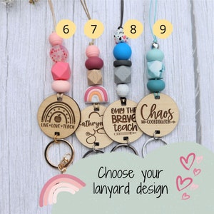 Teachers Quote Name Lanyard - Personalised Lanyard - Nurse Lanyard ...