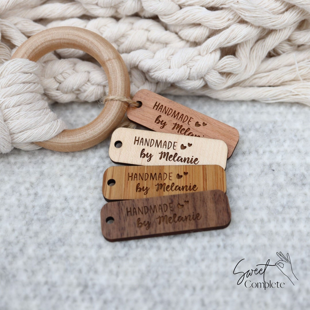 Wooden Product Tags - Custom Wooden Tags - Personalised Craft Tags ...