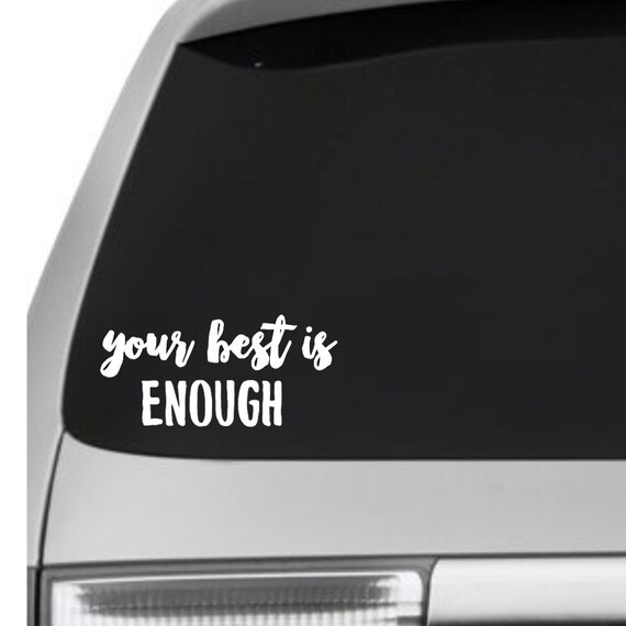 Items similar to Car Vinyl Decal, inspirational quotes for laptop ...