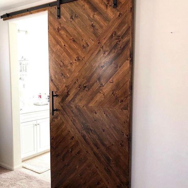 Chevron Barn Door - Etsy