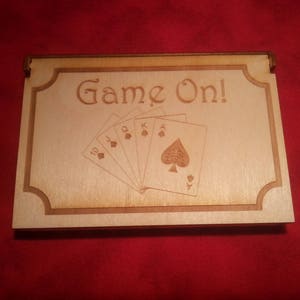 Playing Card Box GAME O - Etsy