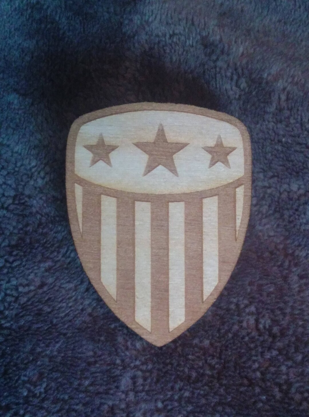 American Shield - Neckerchief Slide - Etsy