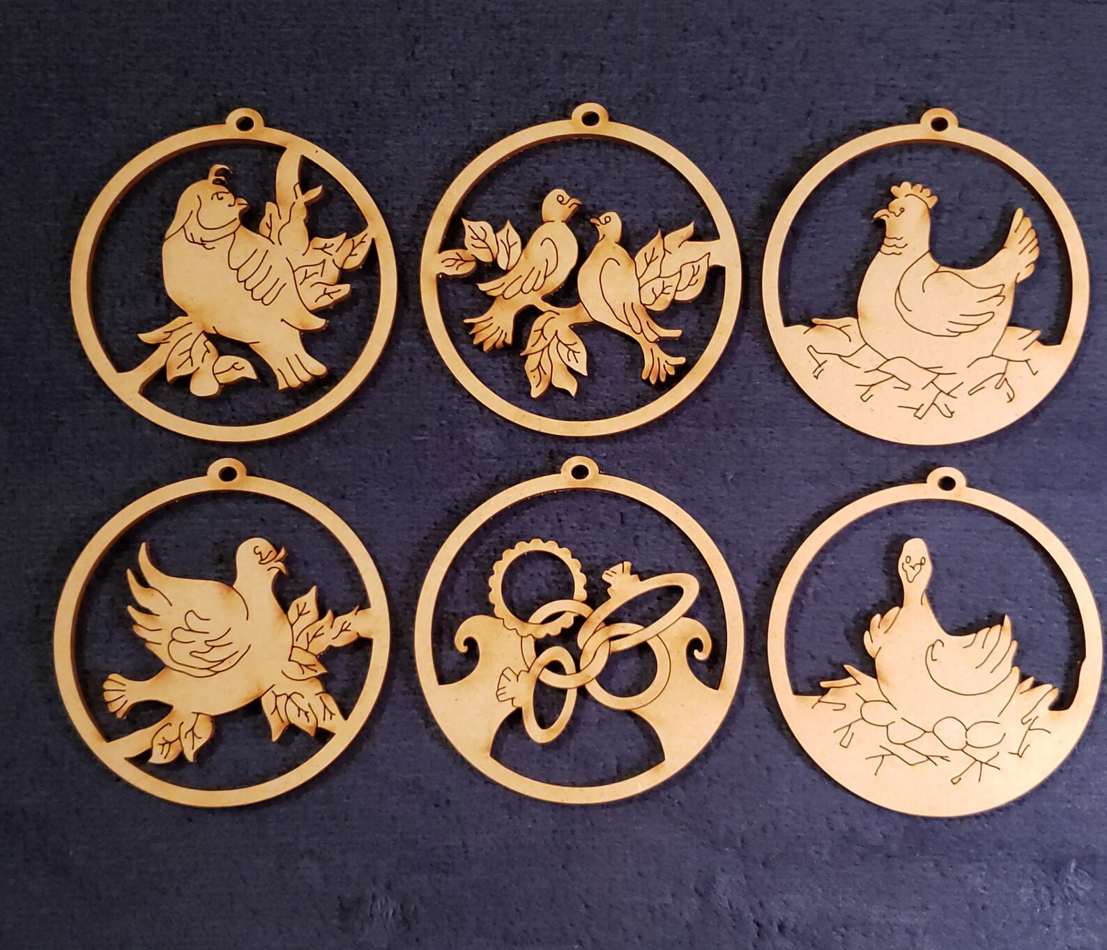 12 Days of Christmas Ornaments - Etsy