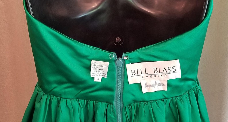 Vintage 1980s Bill Blass Neiman Marcus Emerald Green - Etsy