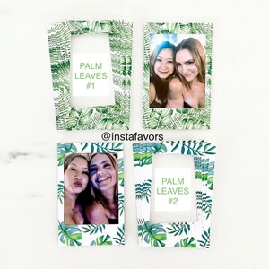 Palm Leaves Wedding Favors / Tropical Instax Mini Films. Instax ...