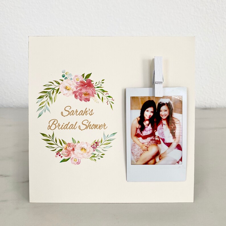 BUNDLE Instax stickers and bridal shower frame / Bridal | Etsy