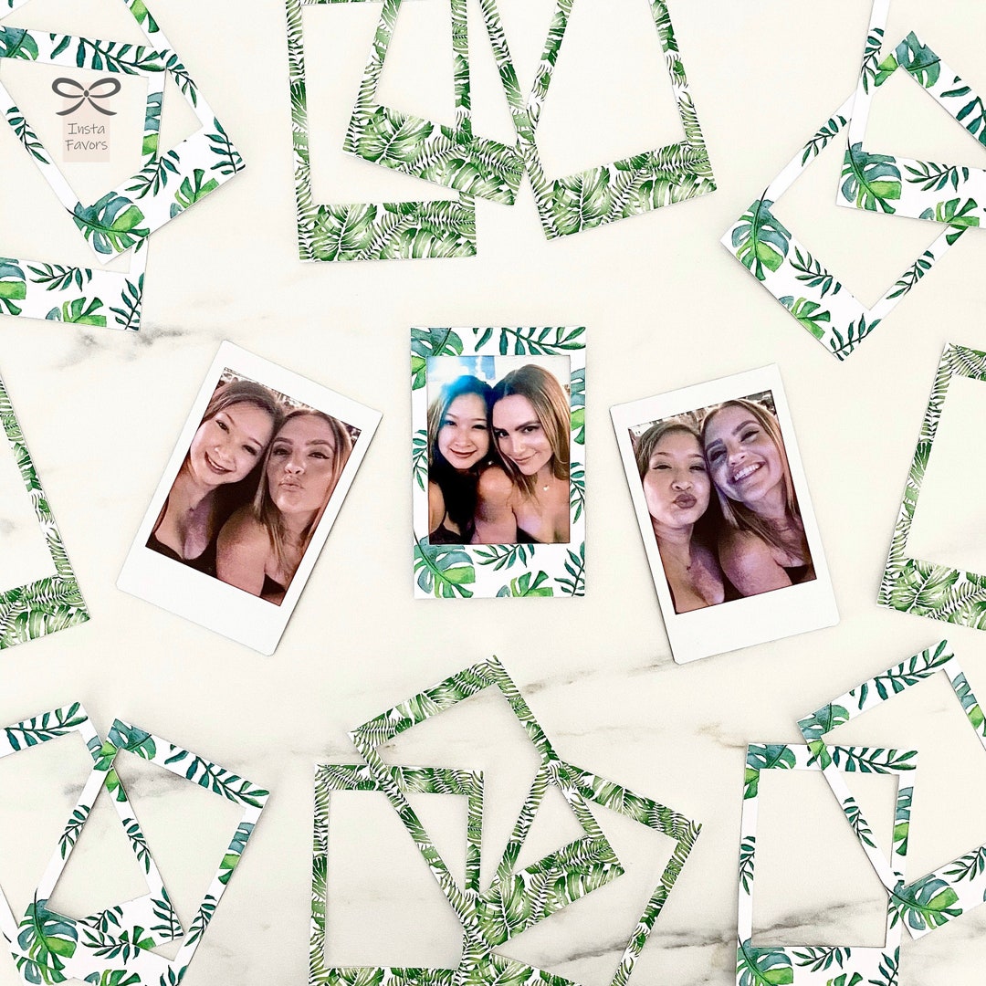 Palm Leaves Wedding Favors / Tropical Instax Mini Films. Instax ...