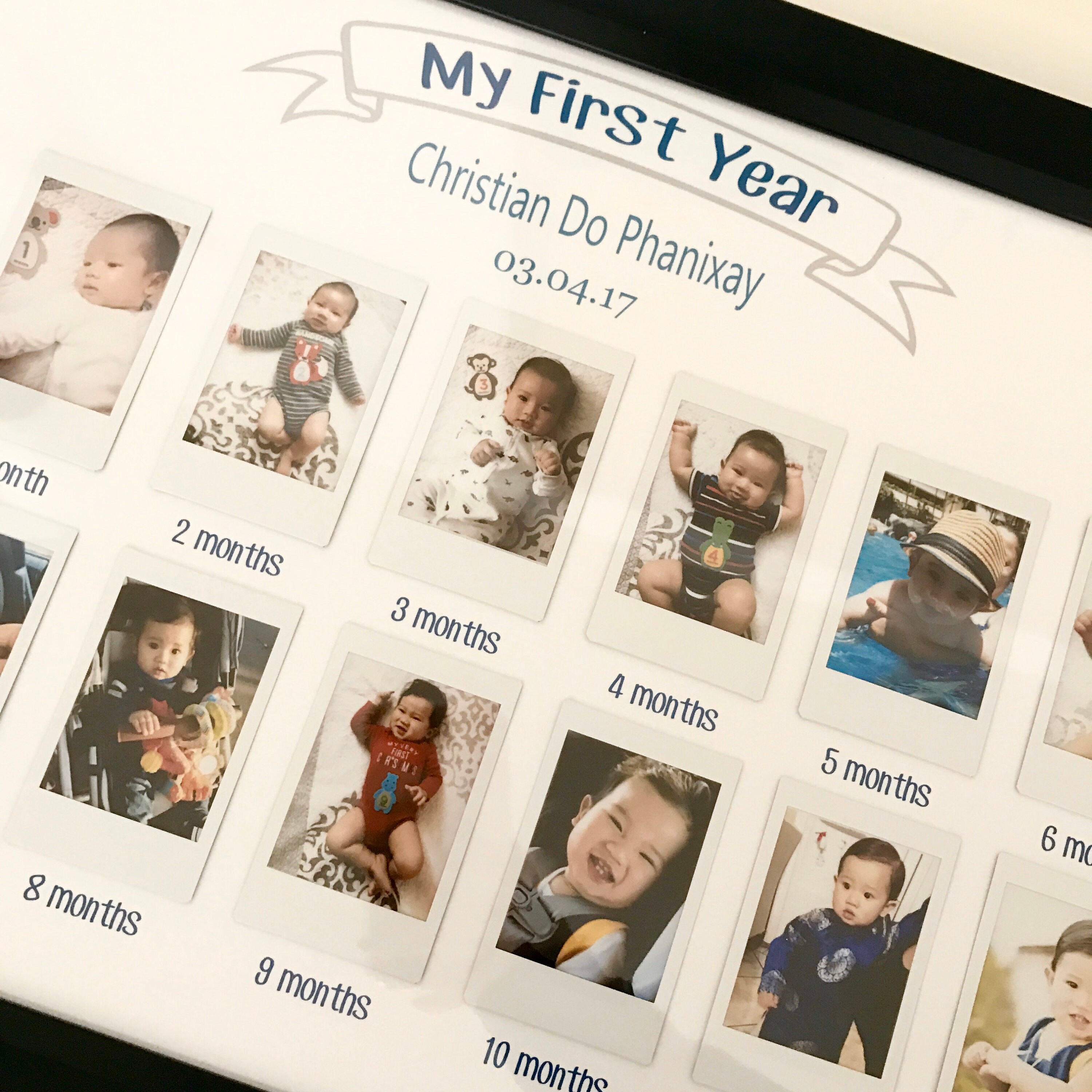 Babys First Year/ Milestone/ Newborn to One Year/ Newborn | Etsy