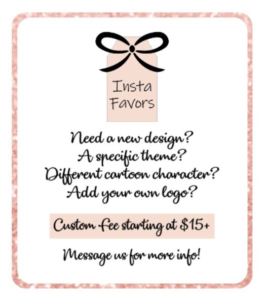 Instastick Kraft Stickers for Instax Film Party Favors . - Etsy