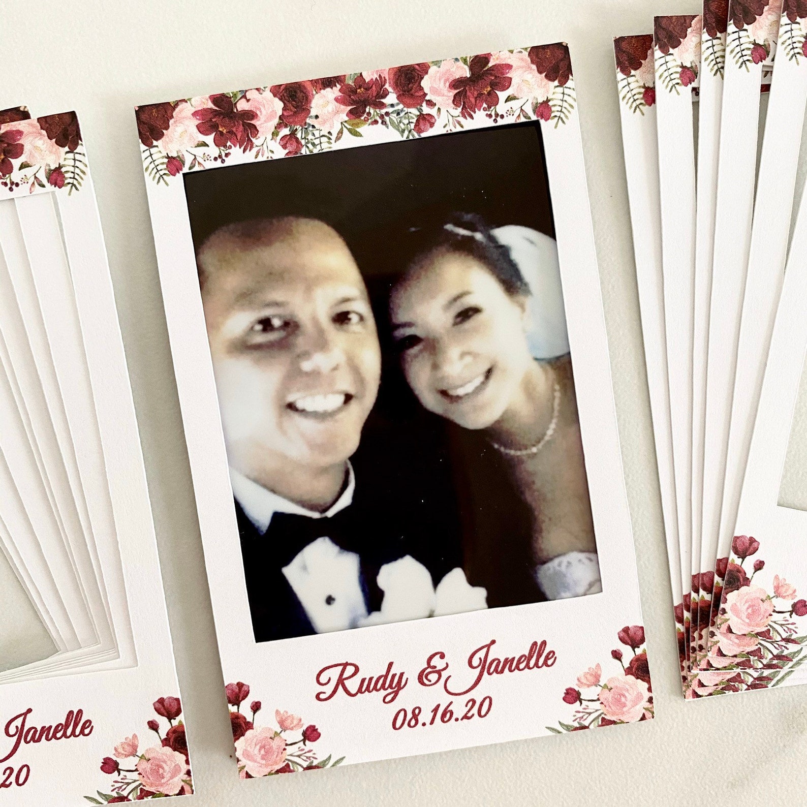 Instastick / Personalized Stickers for Instax Film Wedding | Etsy