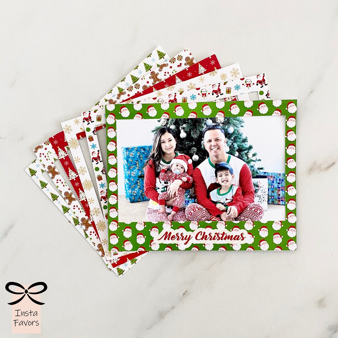CHRISTMAS PARTY FAVORS / Christmas Stickers / Christmas Instax Wide ...