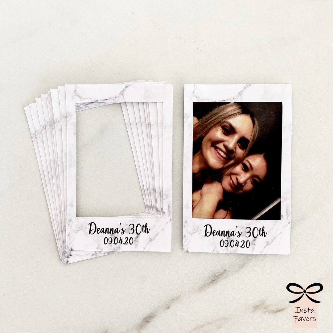 Instastick / Personalized Stickers for Instax Mini Film Party Favors ...
