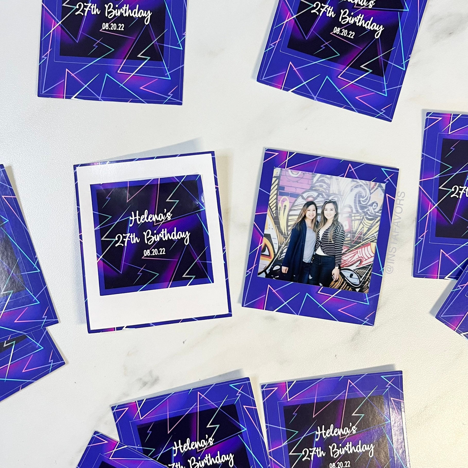 Full Set Neon Sticker Frame for Instax Square Films. Rave - Etsy