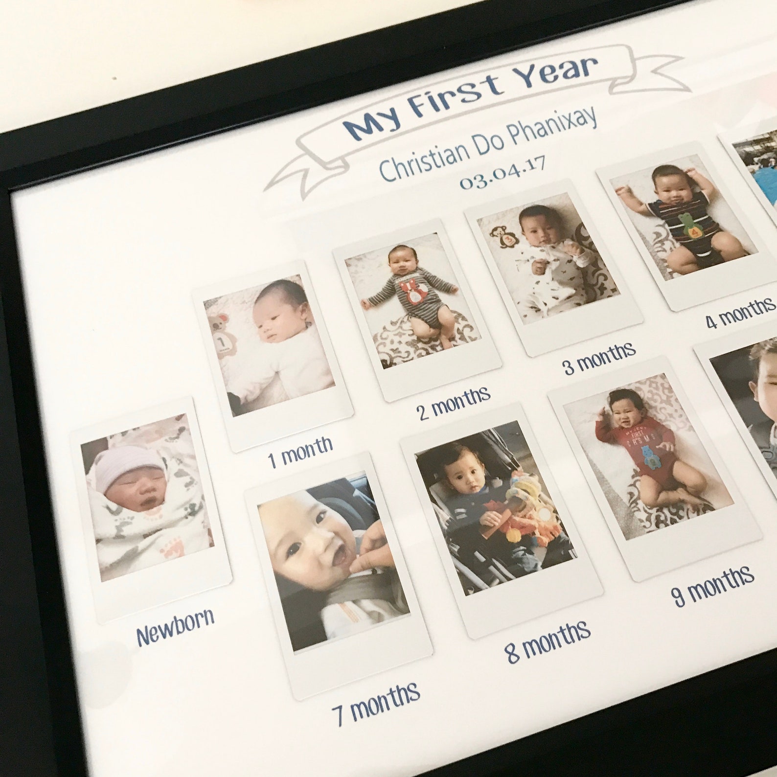 Babys First Year/ Milestone/ Newborn to One Year/ Newborn | Etsy