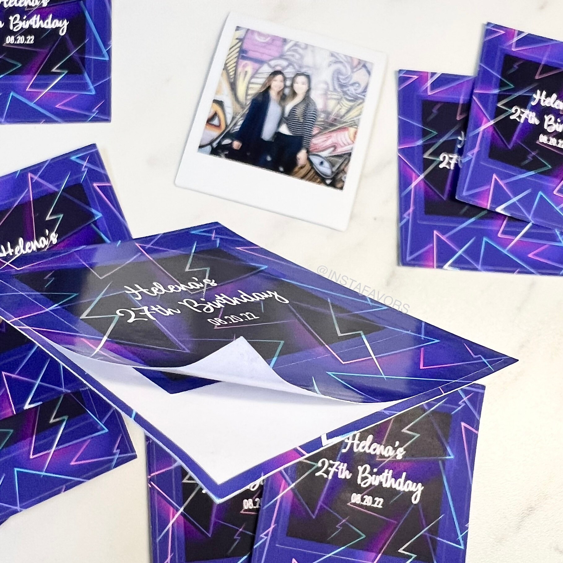 Full Set Neon Sticker Frame for Instax Square Films. Rave - Etsy