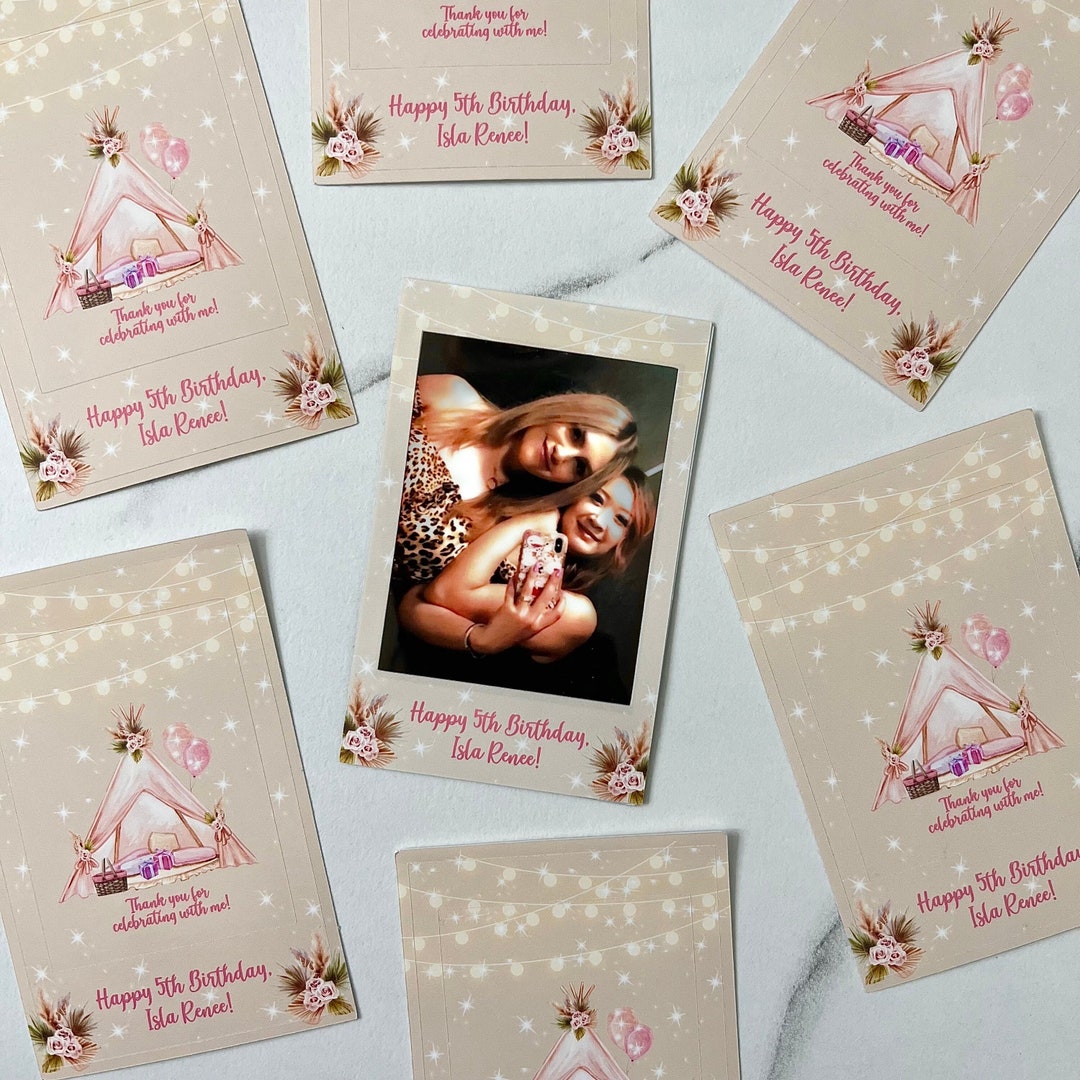 20 Full Set Personalized Stickers for Instax Mini Film With - Etsy