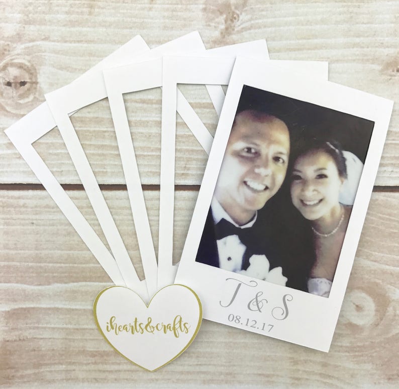 Personalized stickers for instax film wedding favors. Sticker | Etsy