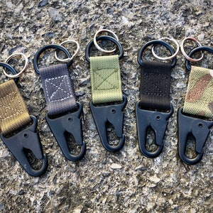 Key Chain Coyote Tactical Key Chain Snap Clip Key Holder | Etsy