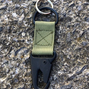 Key Chain Coyote Tactical Key Chain Snap Clip Key Holder | Etsy