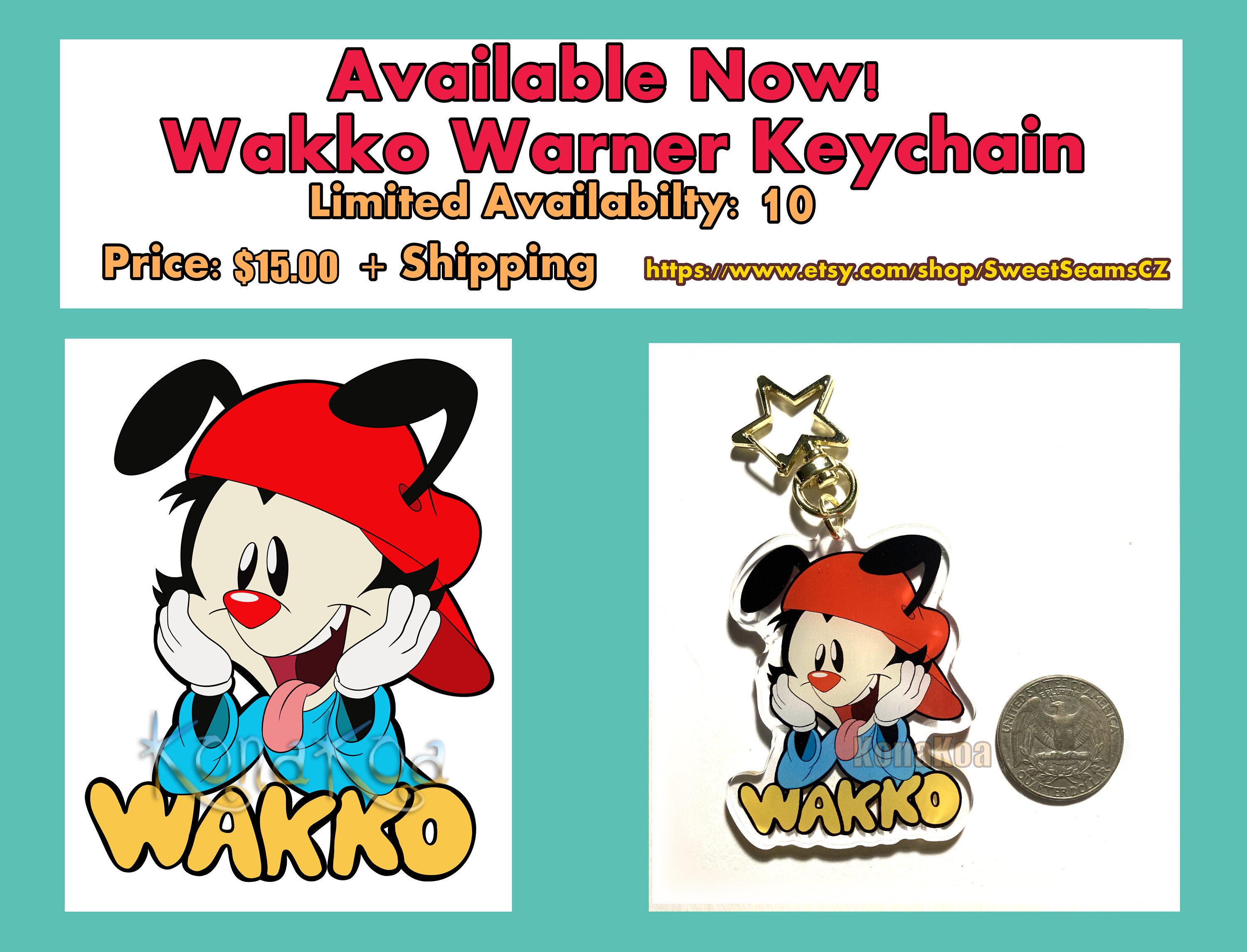 Wakko Animaniacs Inspired Keychains - Etsy
