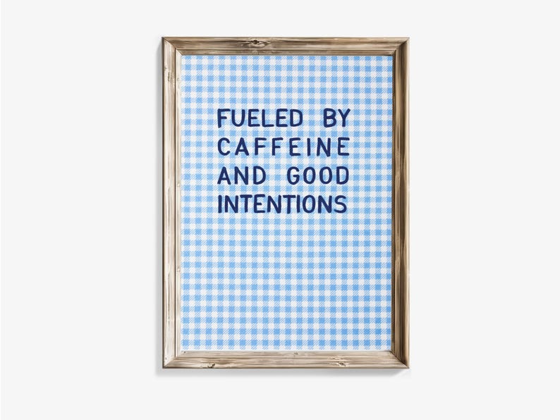 Coffee Station Poster: Elegant Kitchen Wall Art for Coffee Lovers - Etsy
