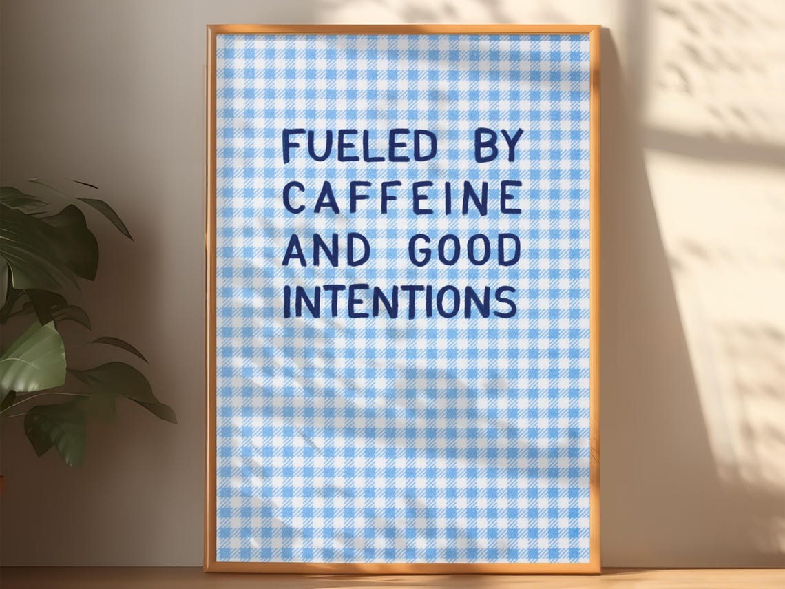 Coffee Station Poster: Elegant Kitchen Wall Art for Coffee Lovers - Etsy