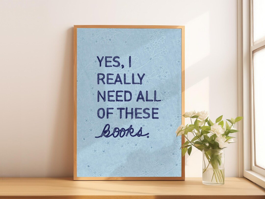 Whimsical Reading Nook Poster: Hand-lettered Matte Wall Art - Etsy