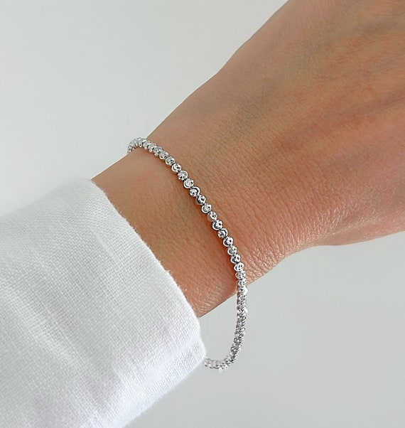 Diamond ball bracelet store