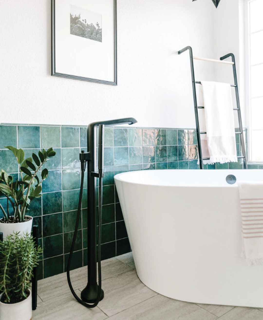 1/2"x8" Glazed Ceramic Miter Edge Trim - Etsy