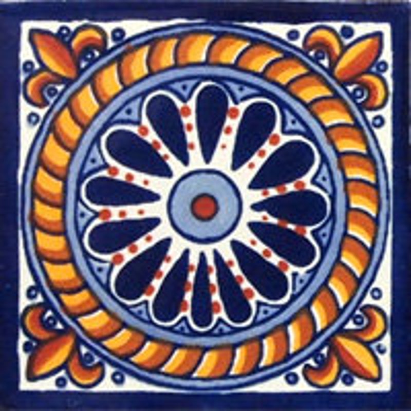 Mexican Tiles 4x4 - Etsy