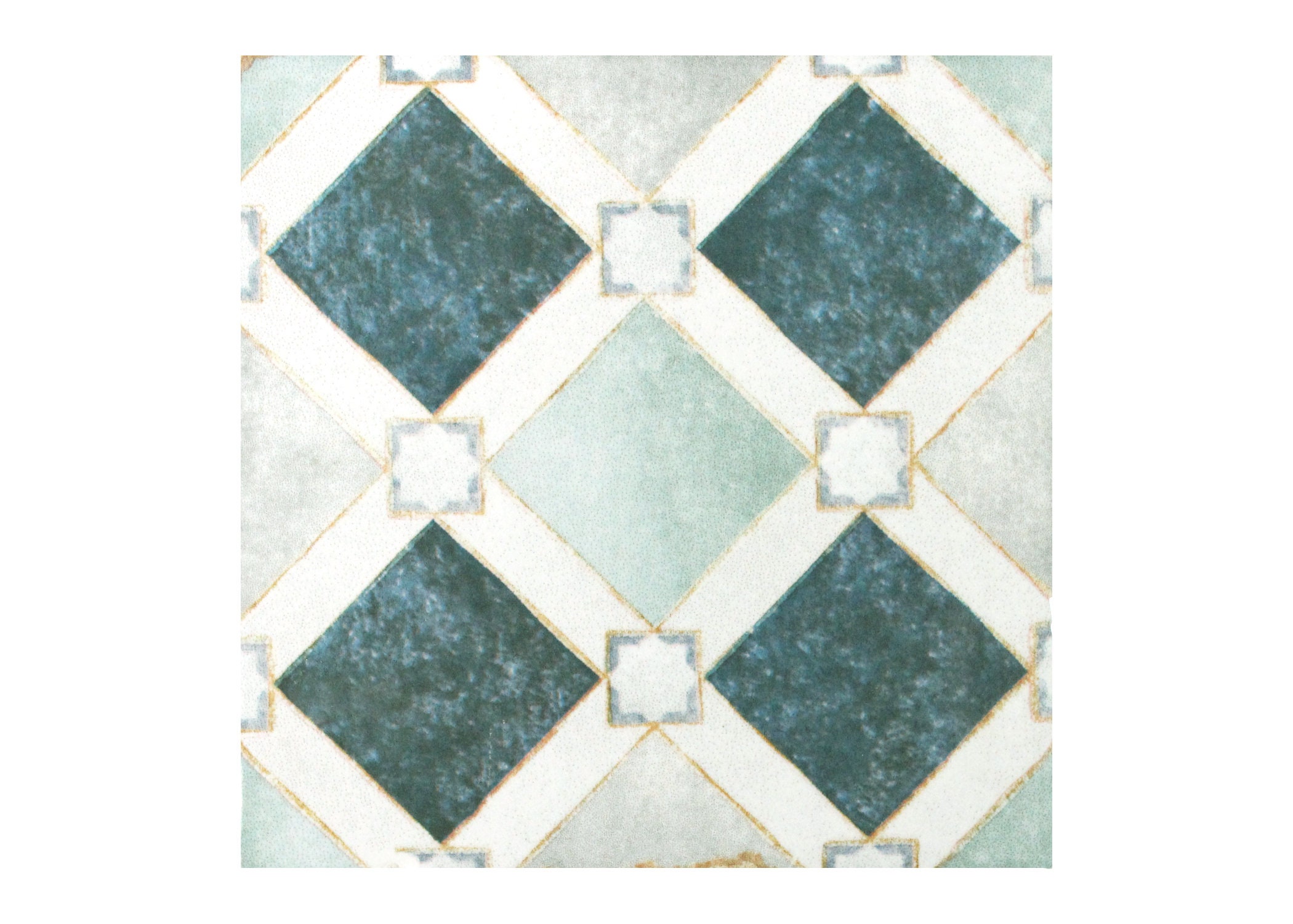 Blue 4x4 Handmade Ceramic Tiles Moroccan Blue Mix | Etsy