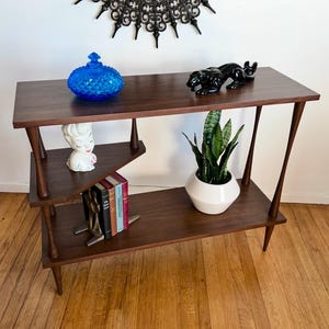 Mid Century Modern Custom Built Suspension Console Table Shelf - Etsy
