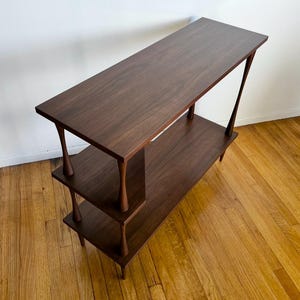 Mid Century Modern Custom Built Suspension Console Table Shelf - Etsy