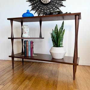 Mid Century Modern Custom Built Suspension Console Table Shelf - Etsy