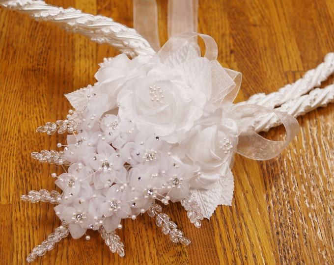White Wedding Lasso Whiter Flower Wedding Lazo De Boda - Etsy