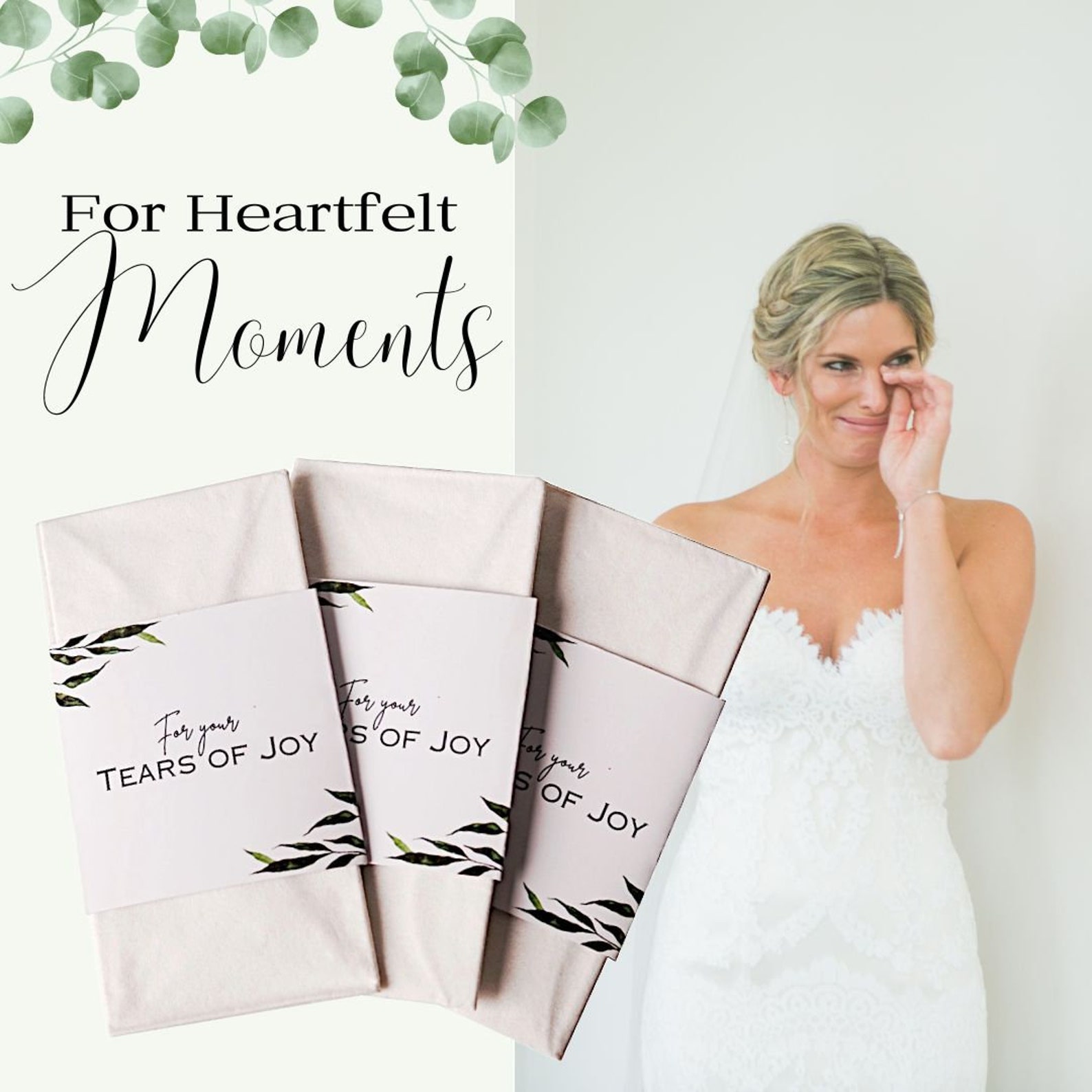50 PC Tears of Joy Tissue Paper Sleeves, Wedding Tissue Decoration ...